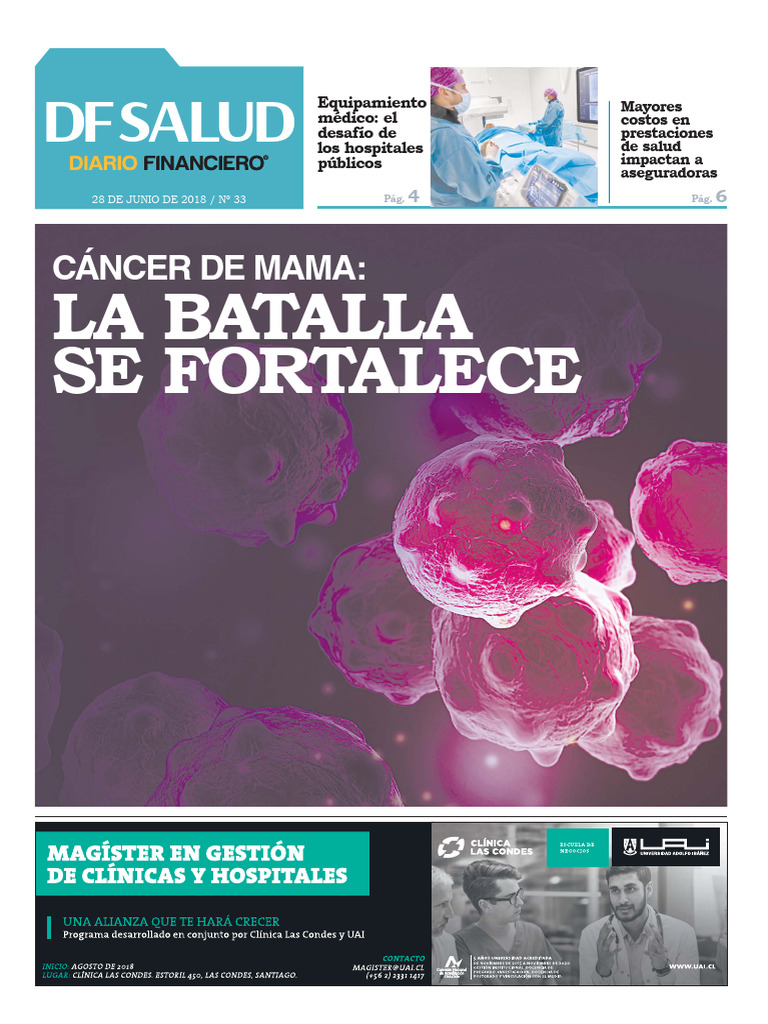 Suplemento DF Salud C Ncer de Mama | PDF | Cáncer | Cáncer de mama