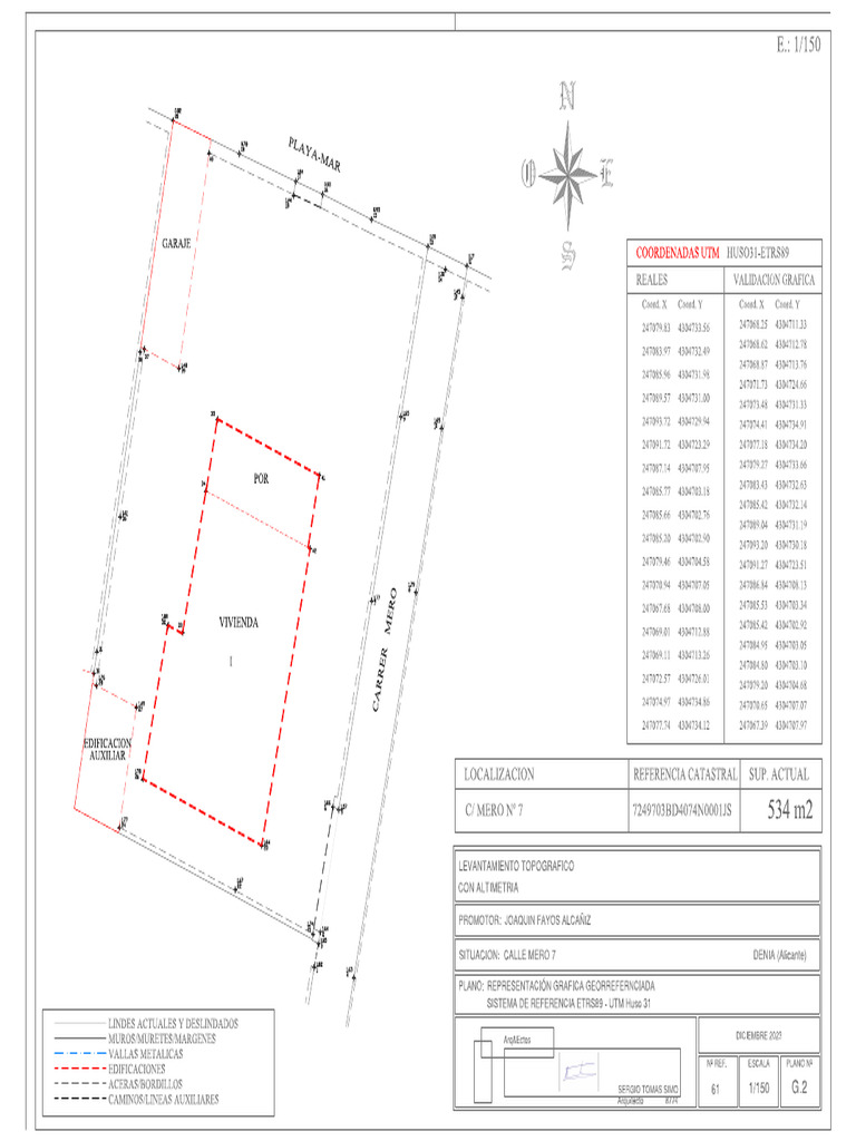 Plano Topografico - CL Mero 7 | PDF