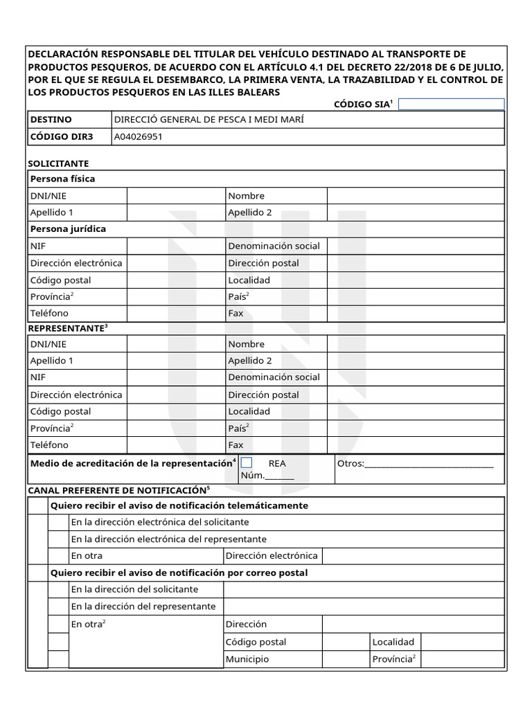 Modelo de declaración responsable | Descargar gratis PDF | Documento de ...