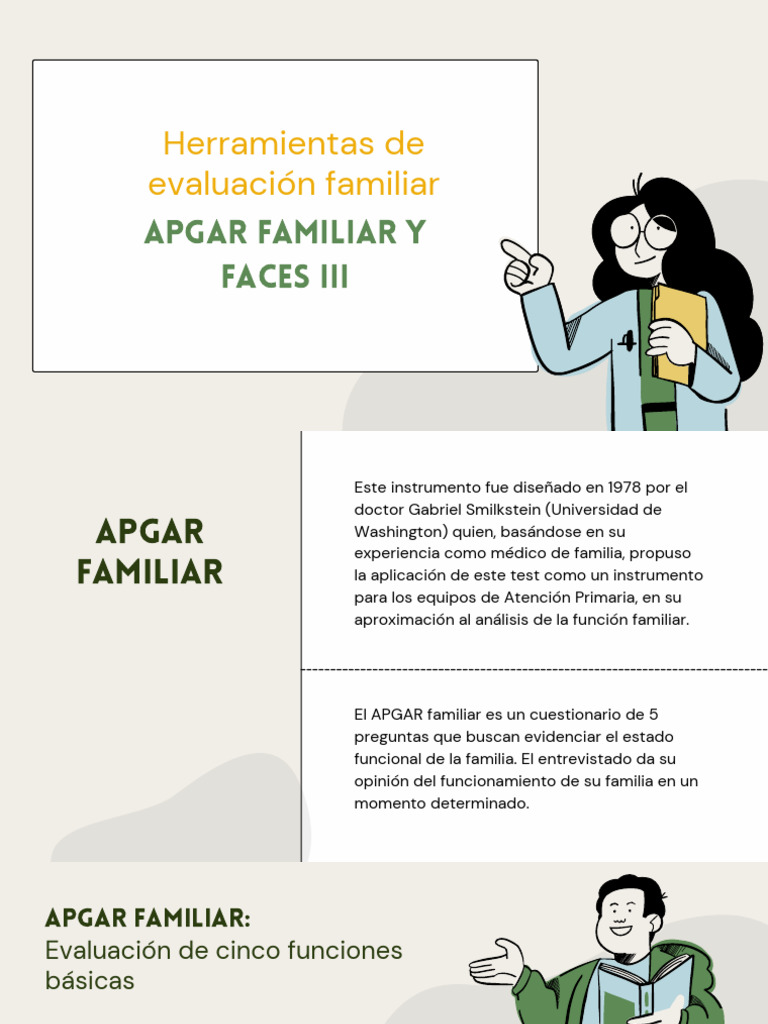 Apgar, Faces III y Espa 29 | PDF | Socialización | Evaluación