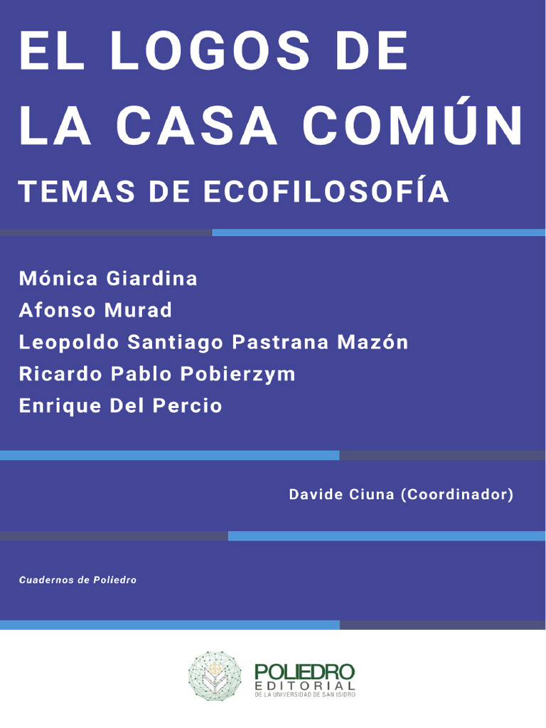 El Logos de La Casa Común. Temas de Ecofilosofía | Descargar gratis PDF ...