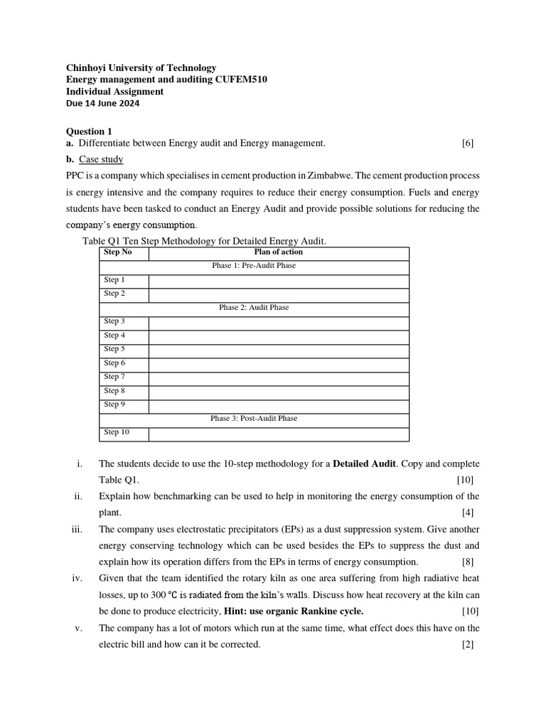 CUFEM 510 Assignment 1 | PDF | Ton | Iron