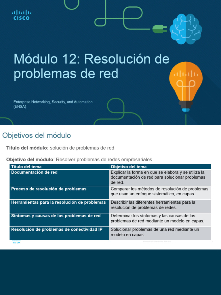 ENSA Module 12 | PDF | Red de computadoras | Protocolos de internet