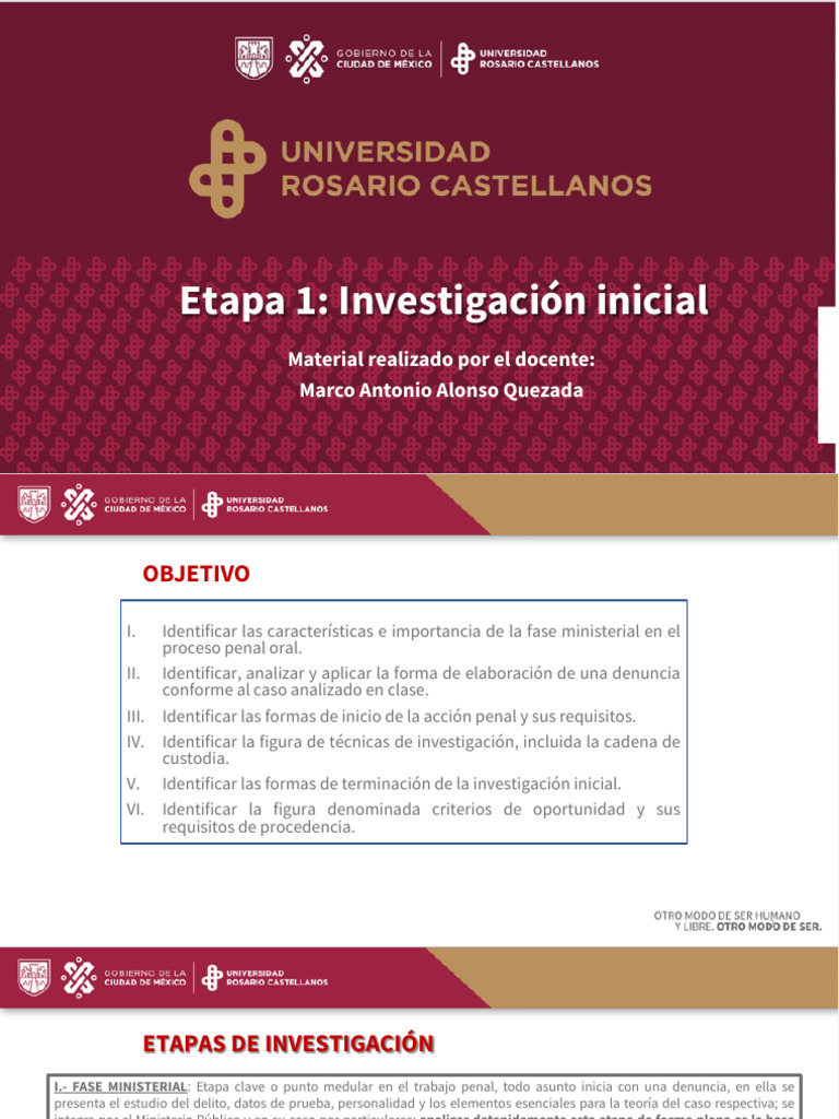 Proceso Penal: Investigación Inicial | PDF | Castigos | Victimologia