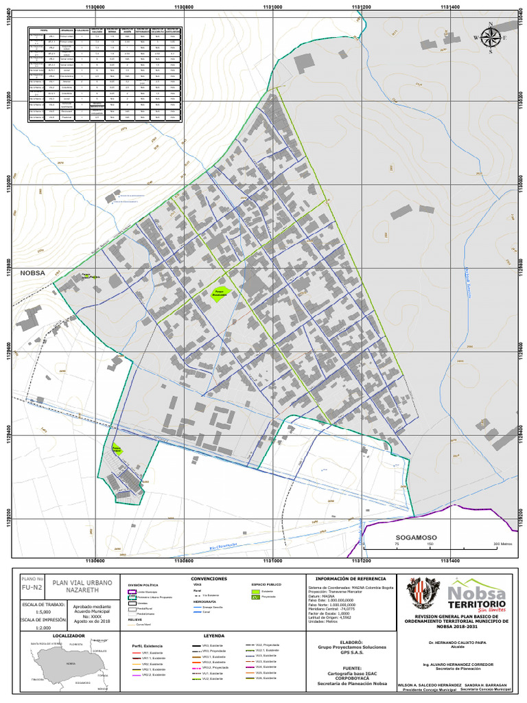 Plan Vial URBANO Nazarethcomprimido | PDF | Calle | Urbanización