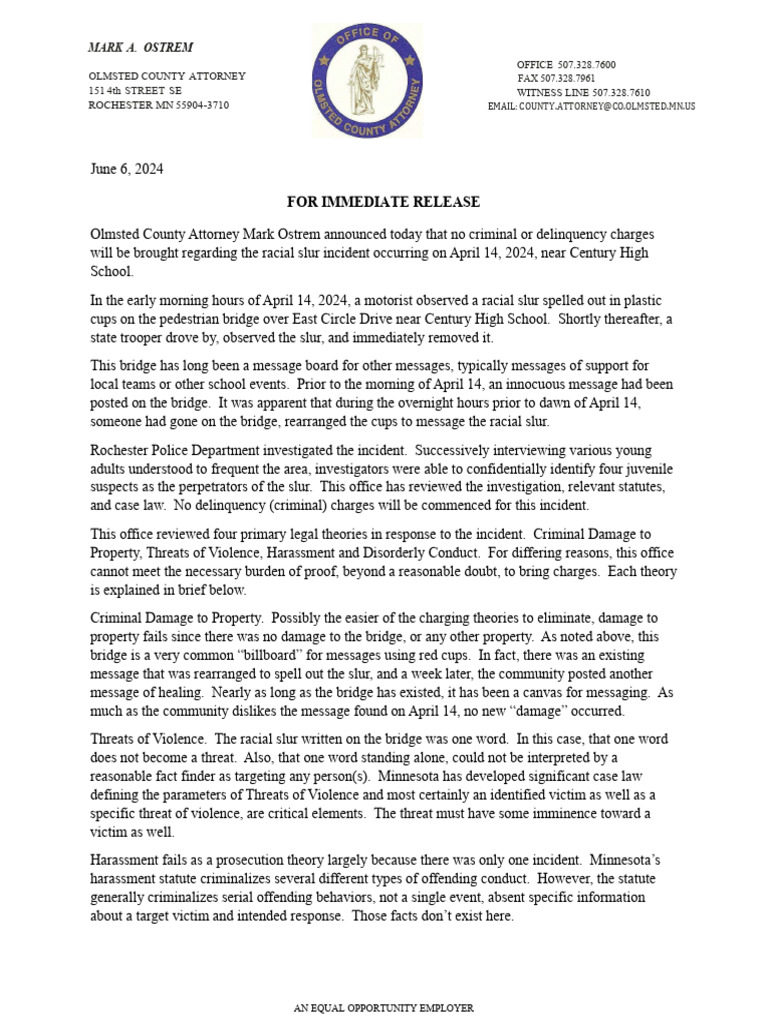April 14 Racial Slur Incident | PDF | Aggression | Crimes