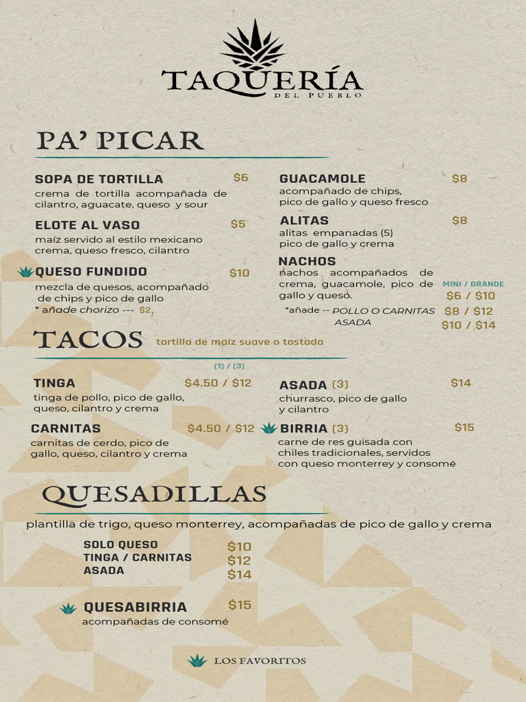Pa' Picar: Tacos | PDF | Alimentos | Cocina mexicana