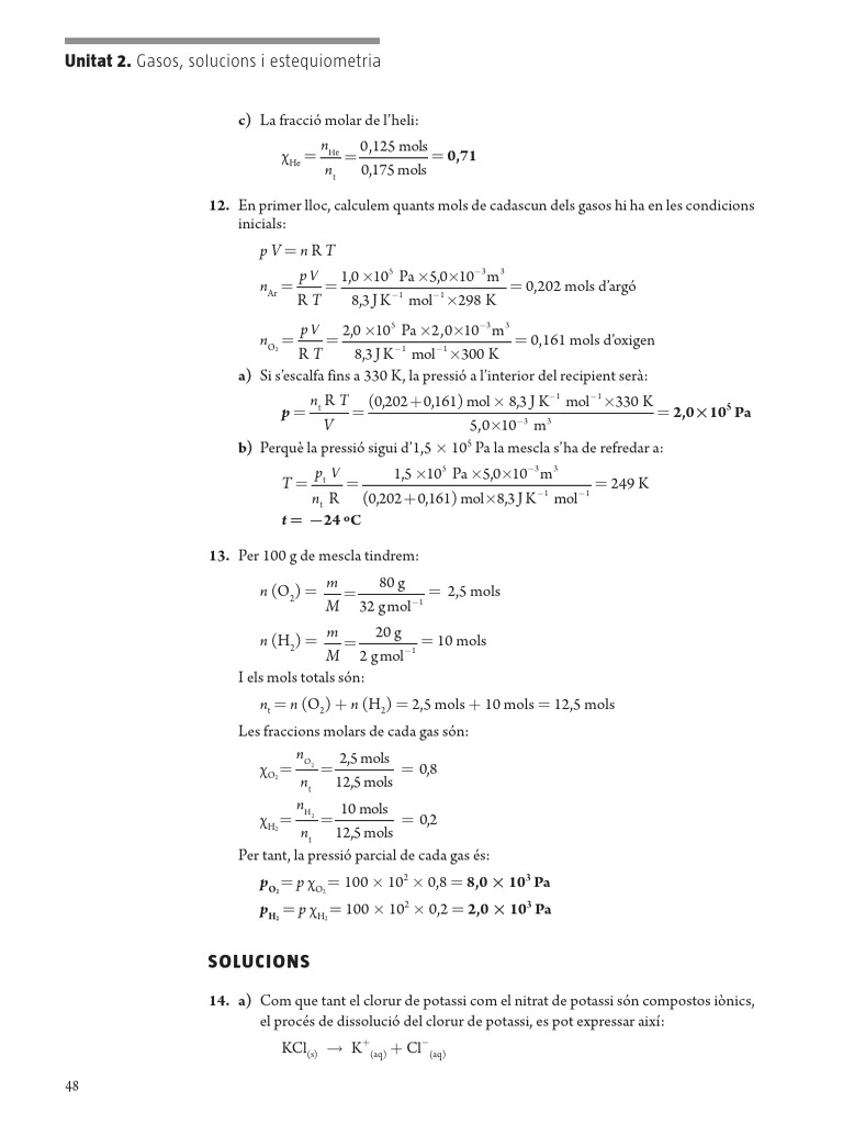 Solucionari Exercicis Extres Solucions | PDF