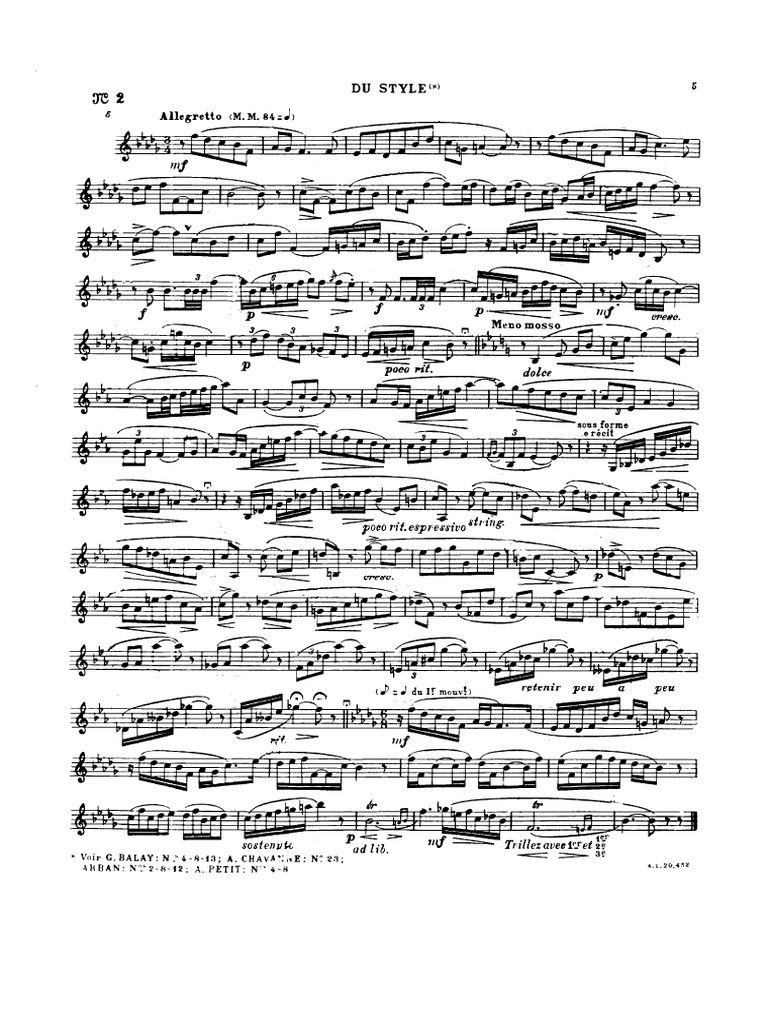 TROMPETE - Du Style - Theophile Charlier | PDF