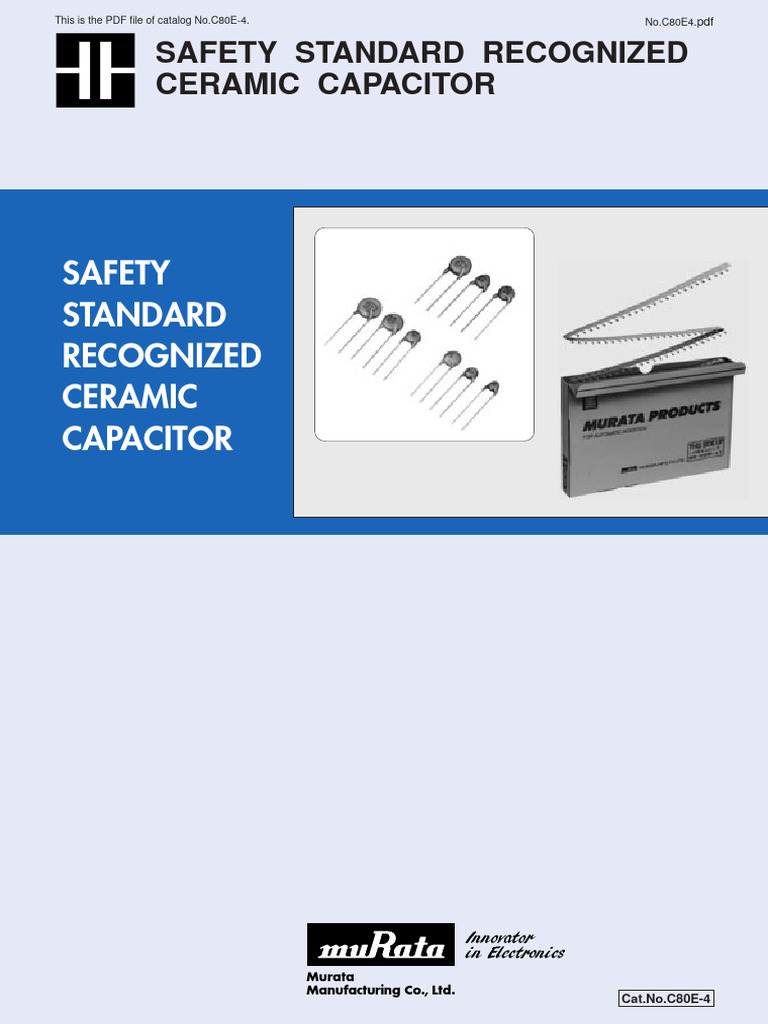 ceramic cap | Download Free PDF | Capacitor | Physical Quantities
