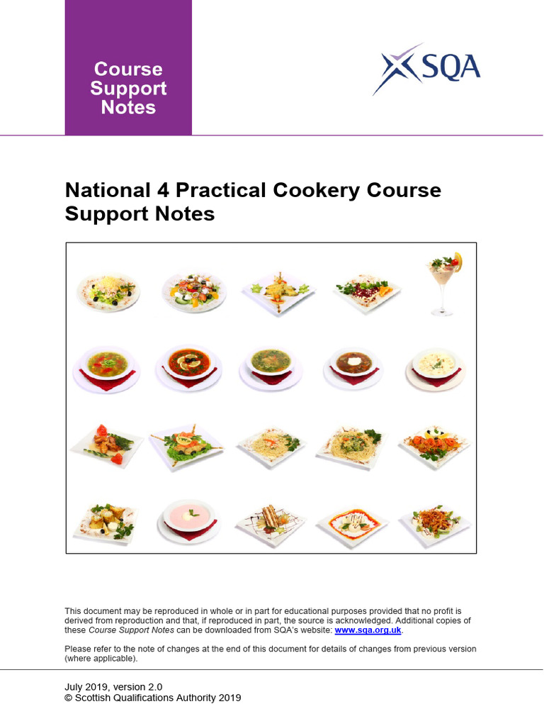 N4 Practical Cookery C&USN - N4CUSNPracticalCookery | PDF | Educational ...