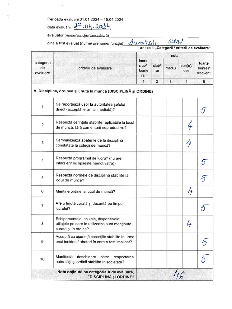 Evaluare | PDF