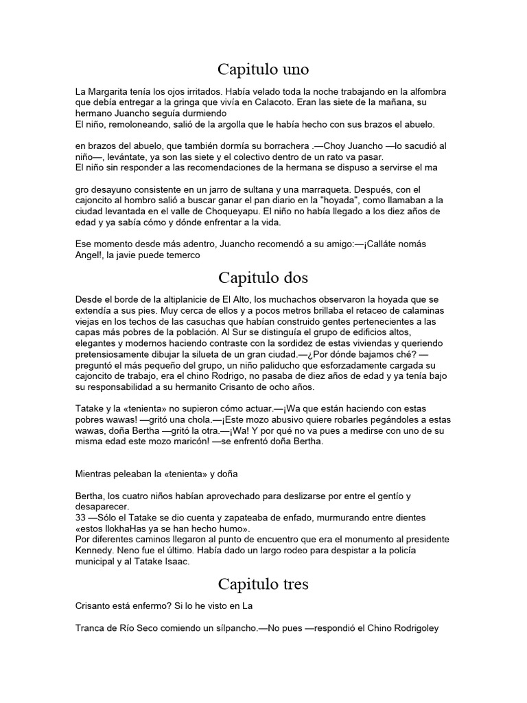 Ellos No Tenian Zapatos Flor | PDF | Novela negra, policíaca y suspenso