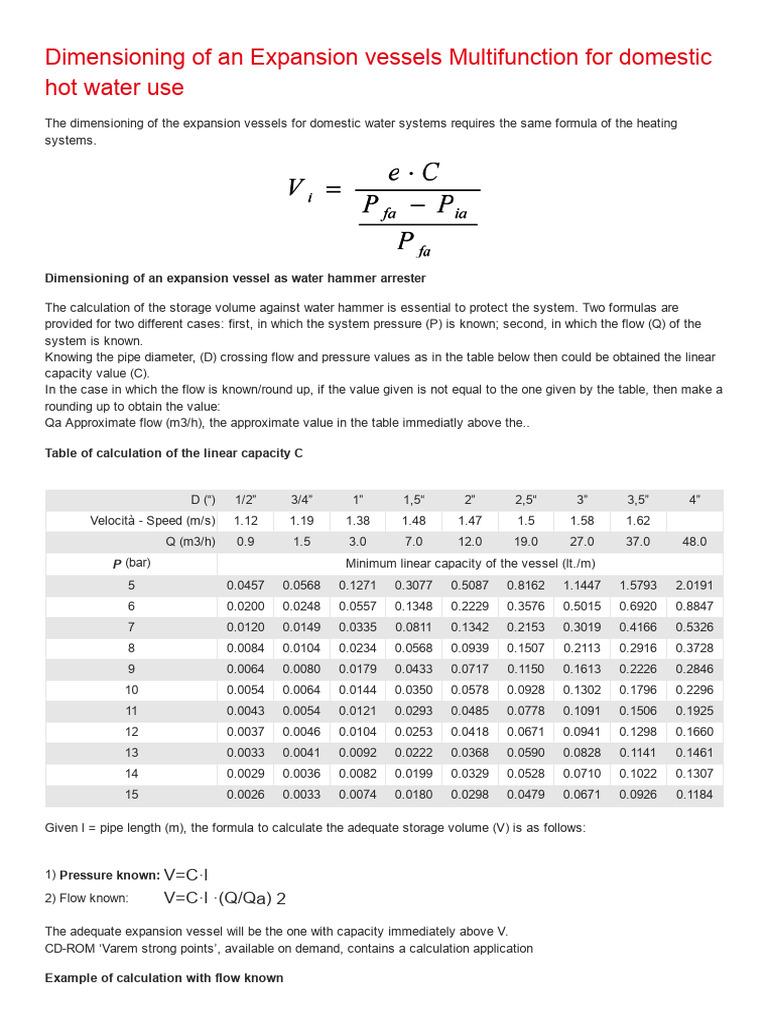 Copia de Expansion Vessels - Pressure Tanks - Varem - Technical Support ...