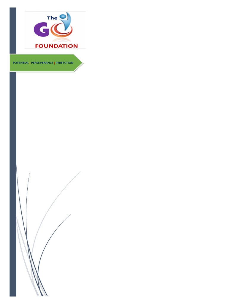 THE GO FOUNDATION PROFILE-1 | PDF | Substance Abuse | Clinical Medicine