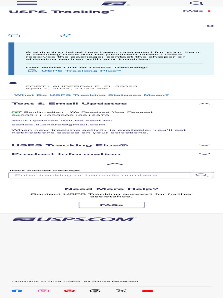 USPS Tracking® Results | PDF | United States Postal Service | Written ...