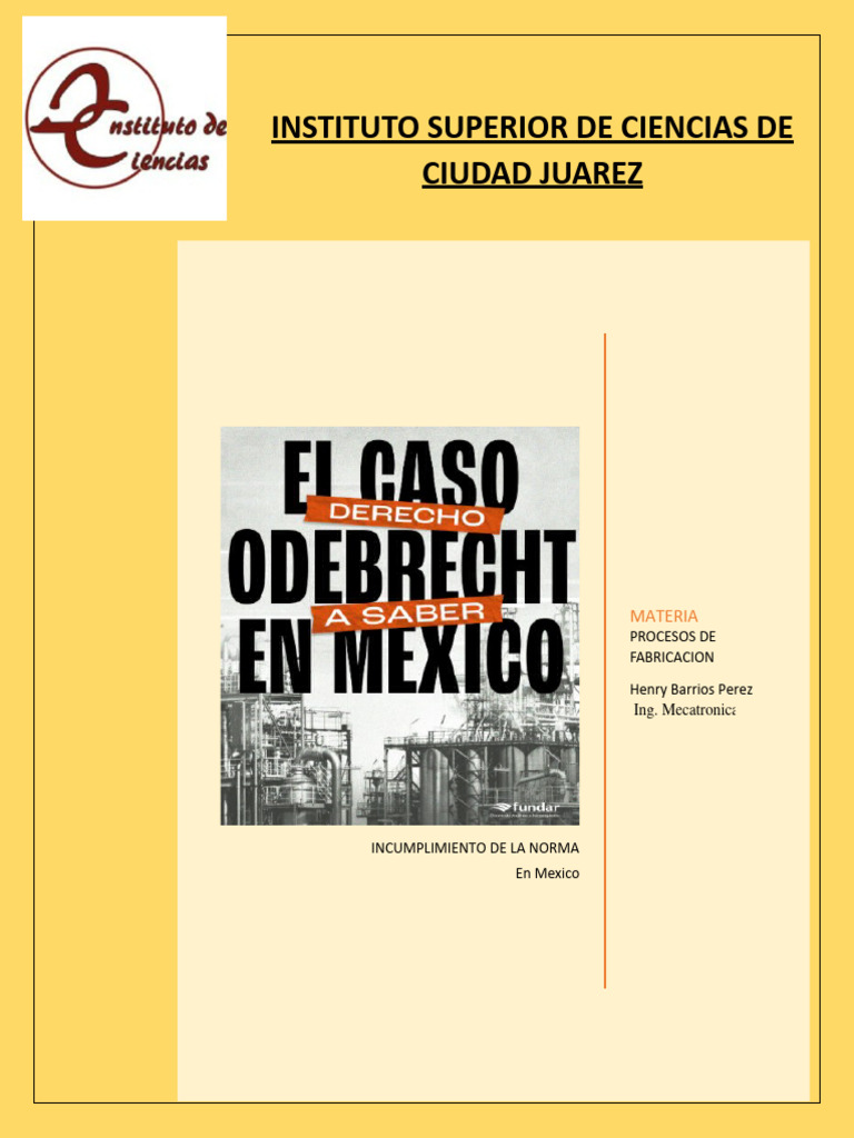 Caso Odebrecht | PDF | México | Corrupción política
