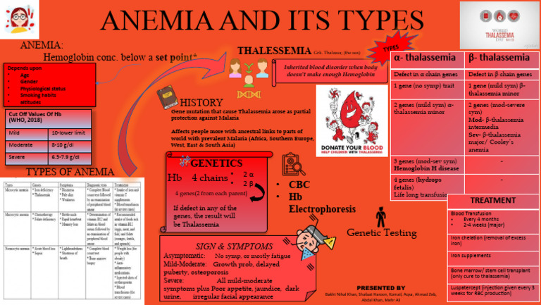 Anemia and Its Types | PDF | Anemia | Diseases And Disorders