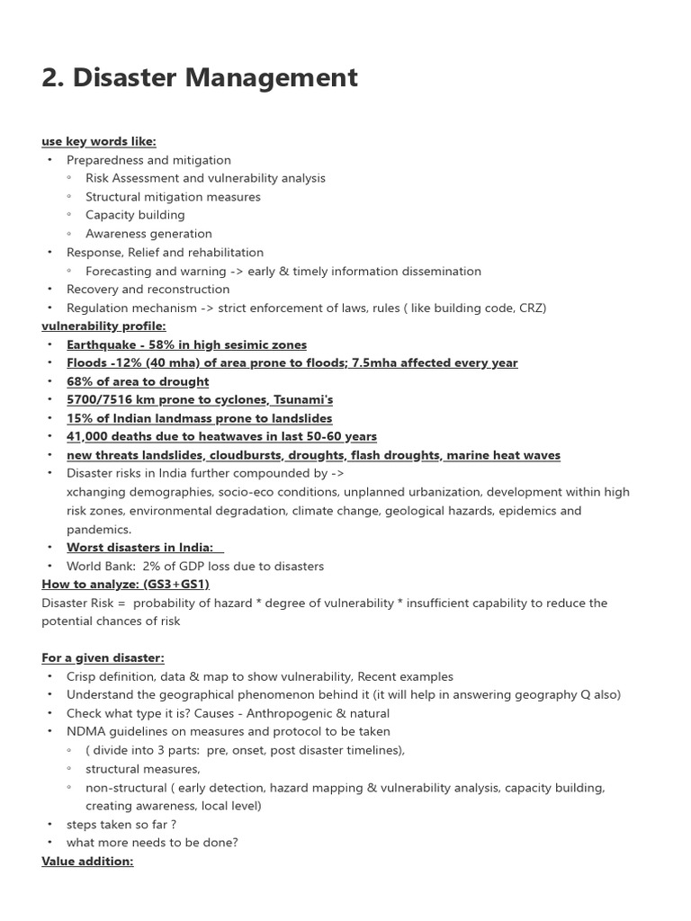 Disaster Management | PDF | Earthquakes | Natural Disasters