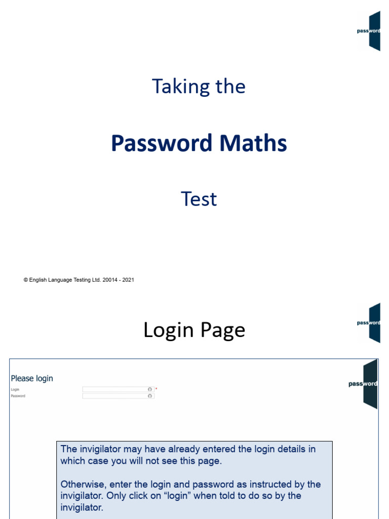 Taking The Password Maths Test January 2021 | PDF | Computer Keyboard ...