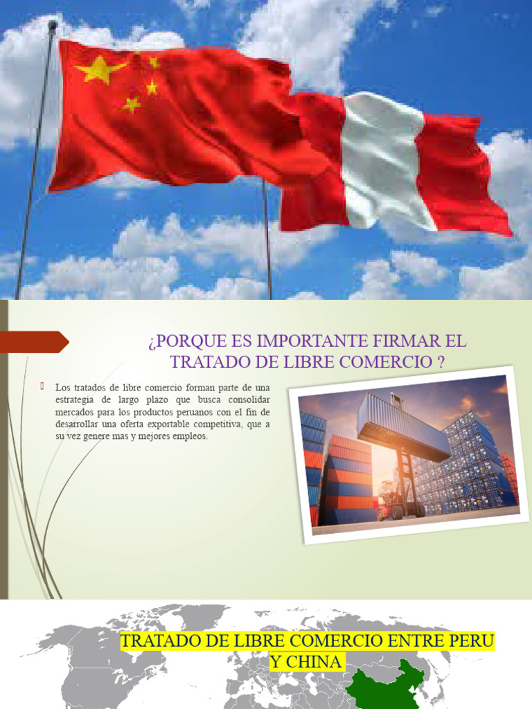 Importancia del TLC Perú-China | PDF | Libre comercio | Comercio