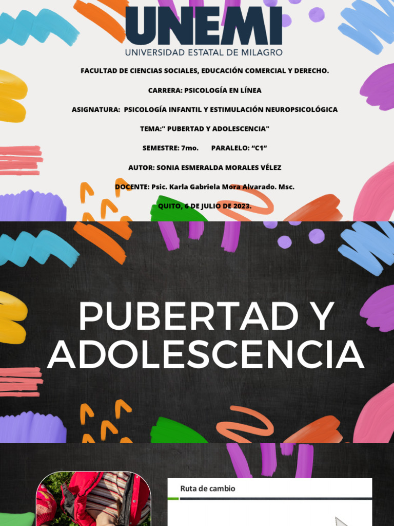 Pubertad y Adolescencia | PDF | Pubertad | Pensamiento