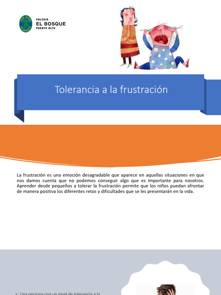 Tolerancia-a-la-frustración- | PDF | Ira | Las emociones