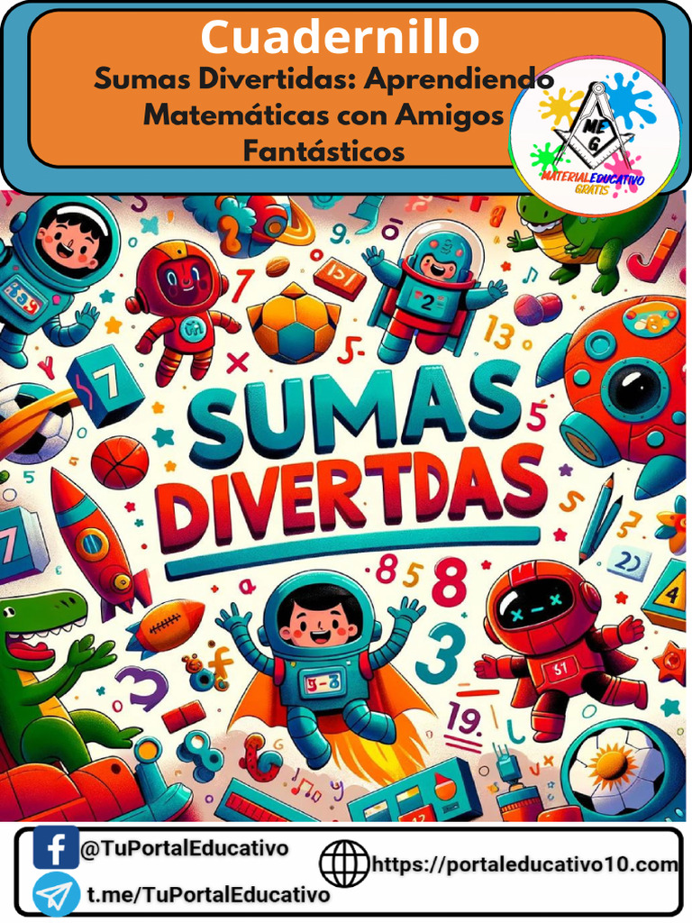 Sumas Divertidas Aprendiendo Matemáticas Con Amigos Fantásticos ...