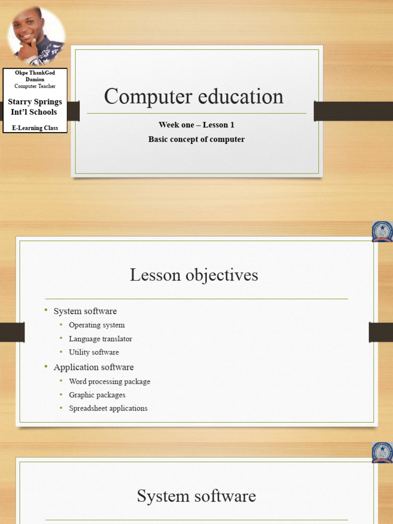 Computer JSS 1 Week One Lesson 1 DEMO | PDF