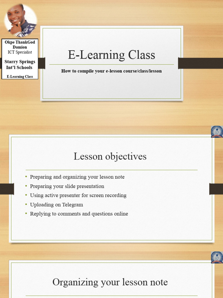 How To Prepare and Complie Your E-Learning Lesson From Start To Finish ...
