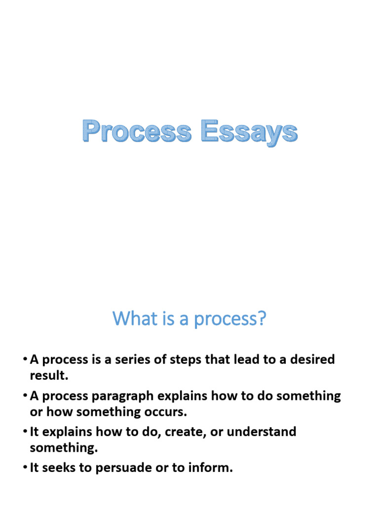 Process Essays | PDF | Digestion | Stomach