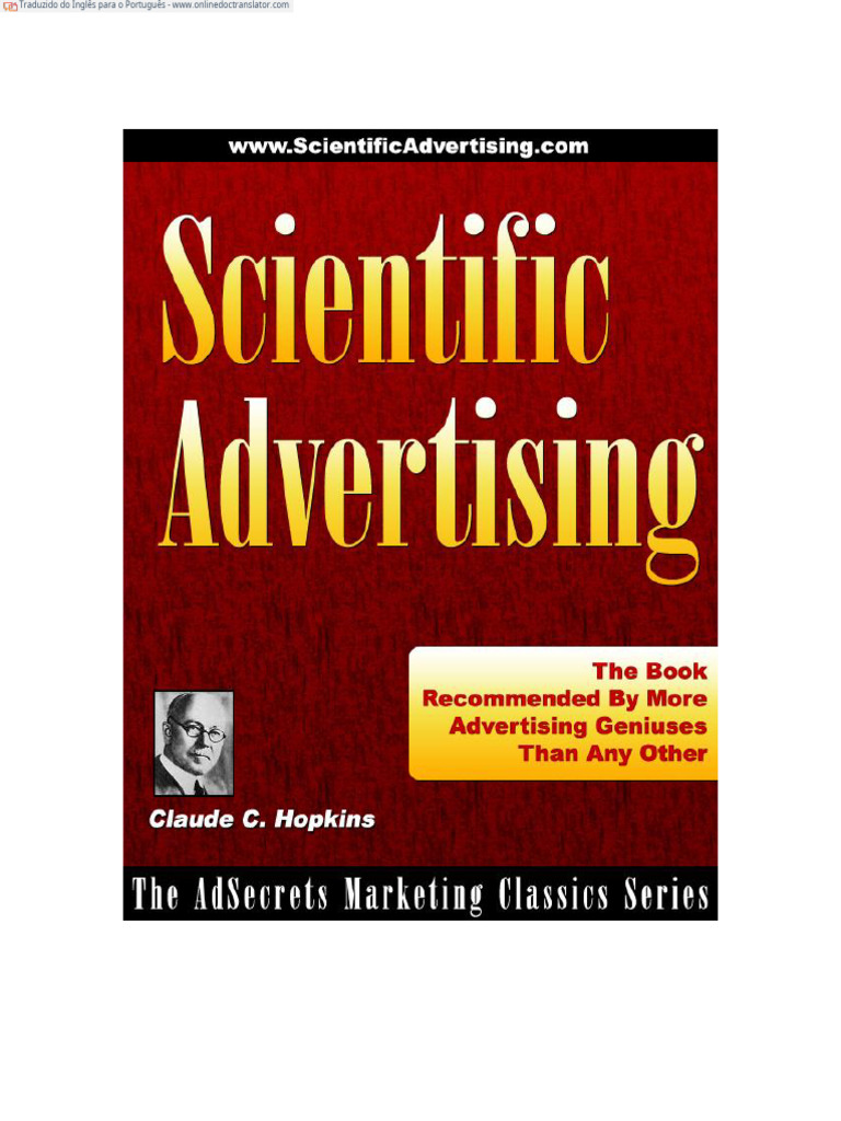 Scientific Advertising | PDF | Publicidade | Science