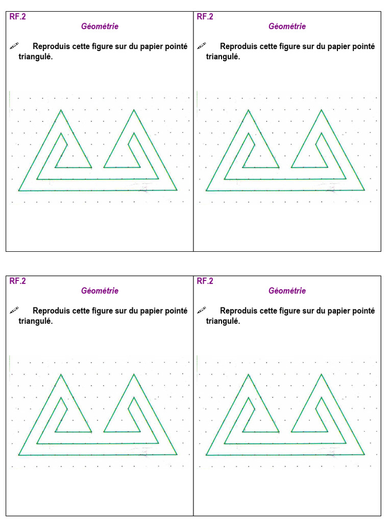 Reproduction de figures géométriques | PDF