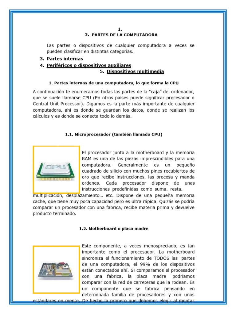 Manual de Computacion Basica | Descargar gratis PDF | Hardware de la computadora | Sistema operativo