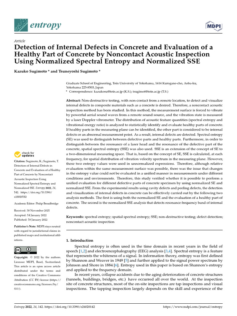 Entropy 24 00142 | PDF | Spectral Density | Frequency