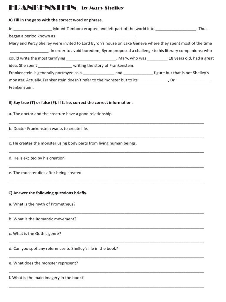 Gothic Origins of Frankenstein | PDF | Frankenstein | Gothic Fiction