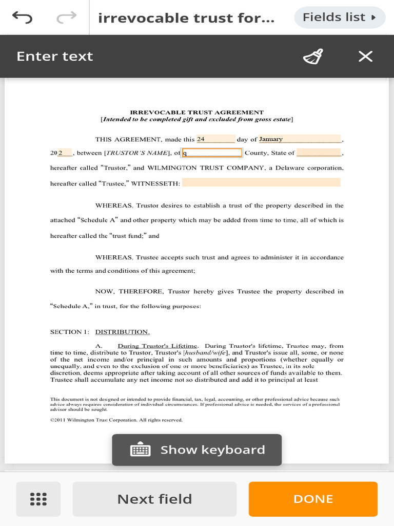 PDFfiller - Irrevocable Trust Forms(1).PDF | PDF PDFfiller - Irrevocable Trust Forms(1).PDF | PDF