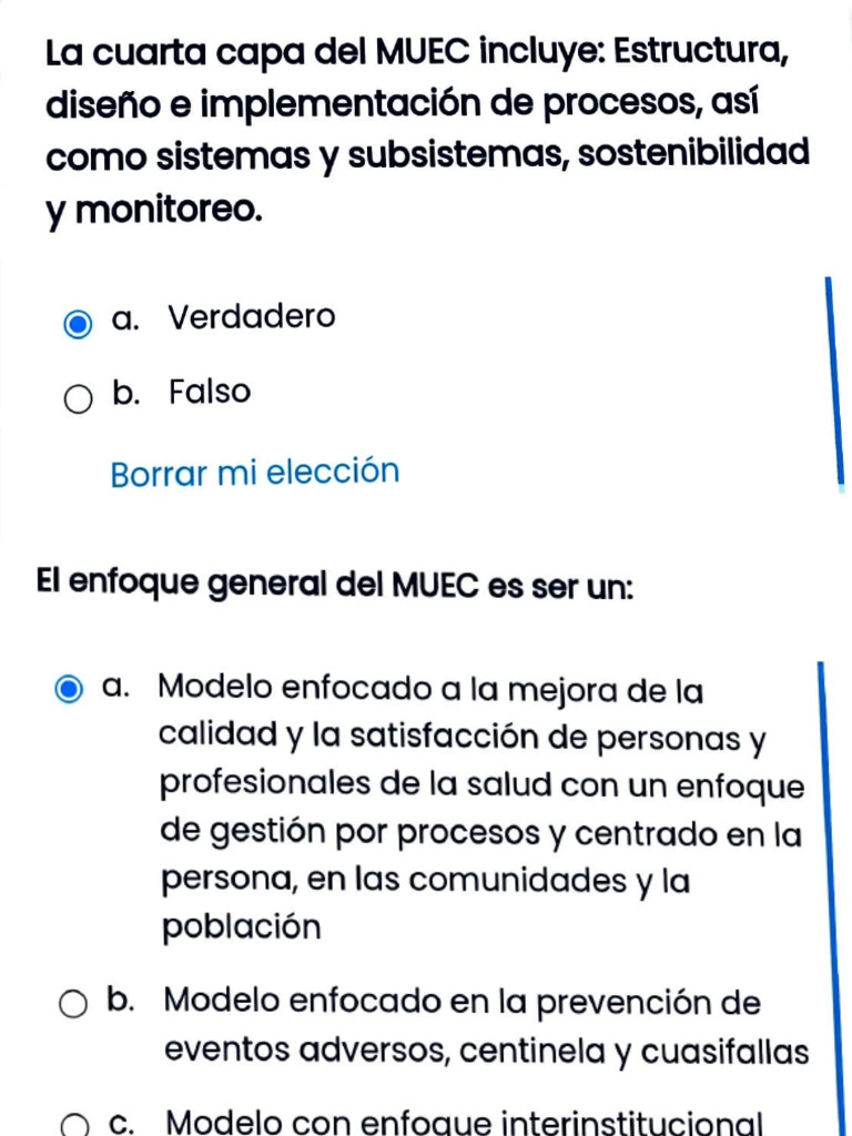 MUEC Answers | PDF
