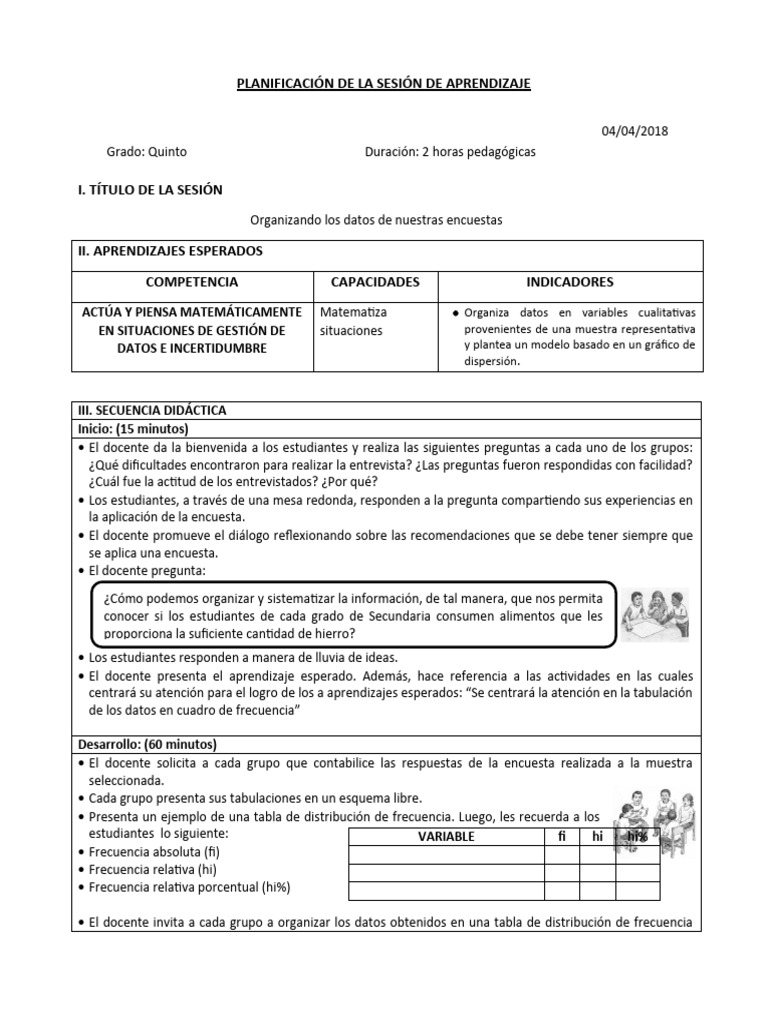 Mat5-U1-Sesion 08 | PDF | Metodología de encuesta | Aprendizaje