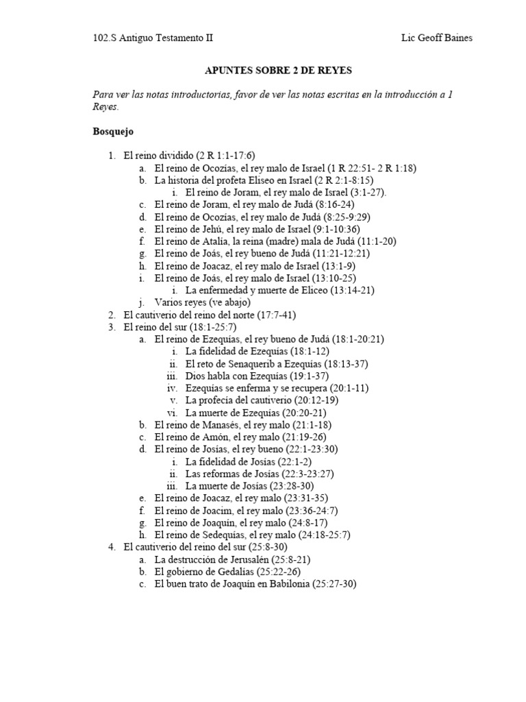 5 2 Reyes Estudiante | Descargar gratis PDF | Elijah | Nabucodonosor Ii