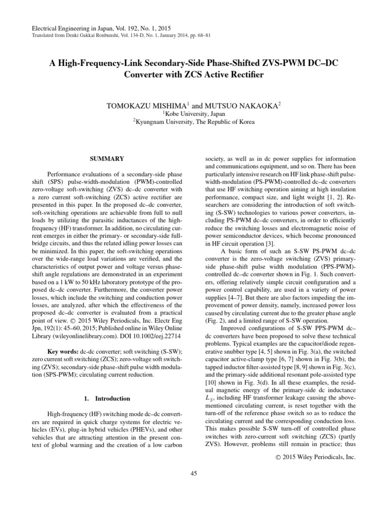 Active Rectifier | Download Free PDF | Power Inverter | Rectifier