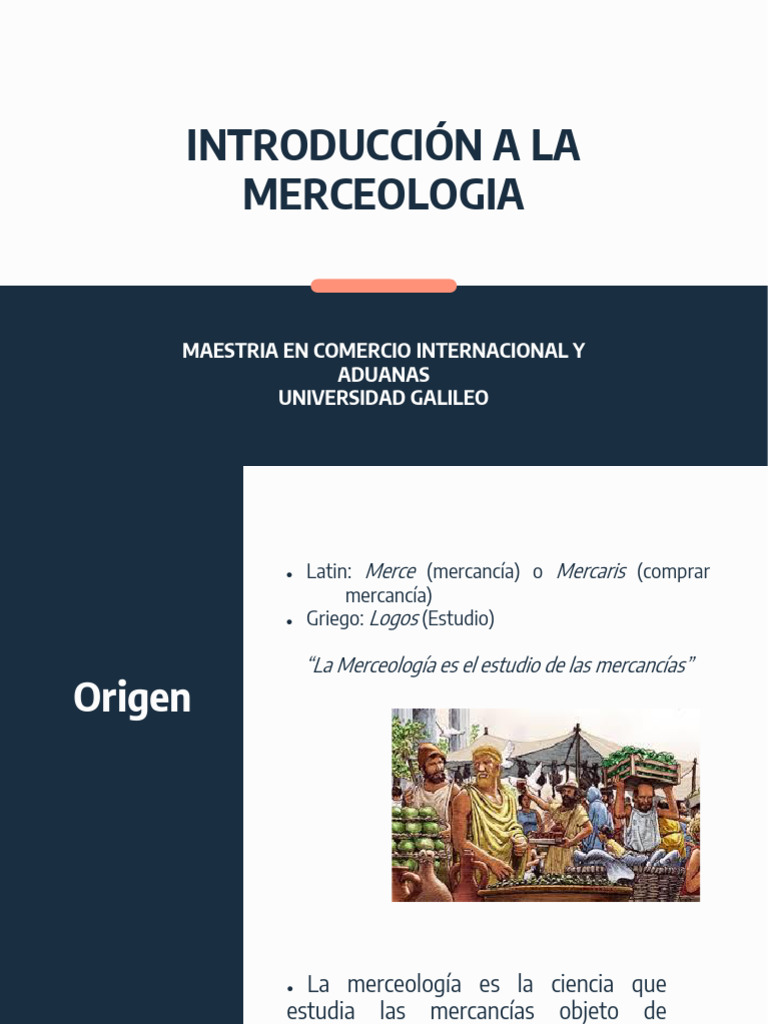 Sesi N 1 Introducci N A La Merceolog A | PDF