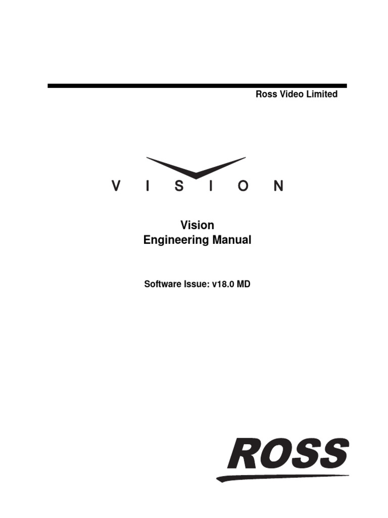 Vision Engineering Manual (4800DR 401) | PDF | Menu (Computing ...