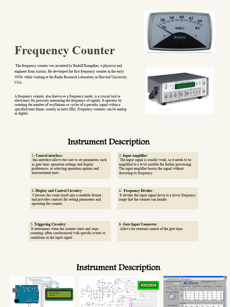 Frequency Counter | Download Free PDF | Frequency | Hertz