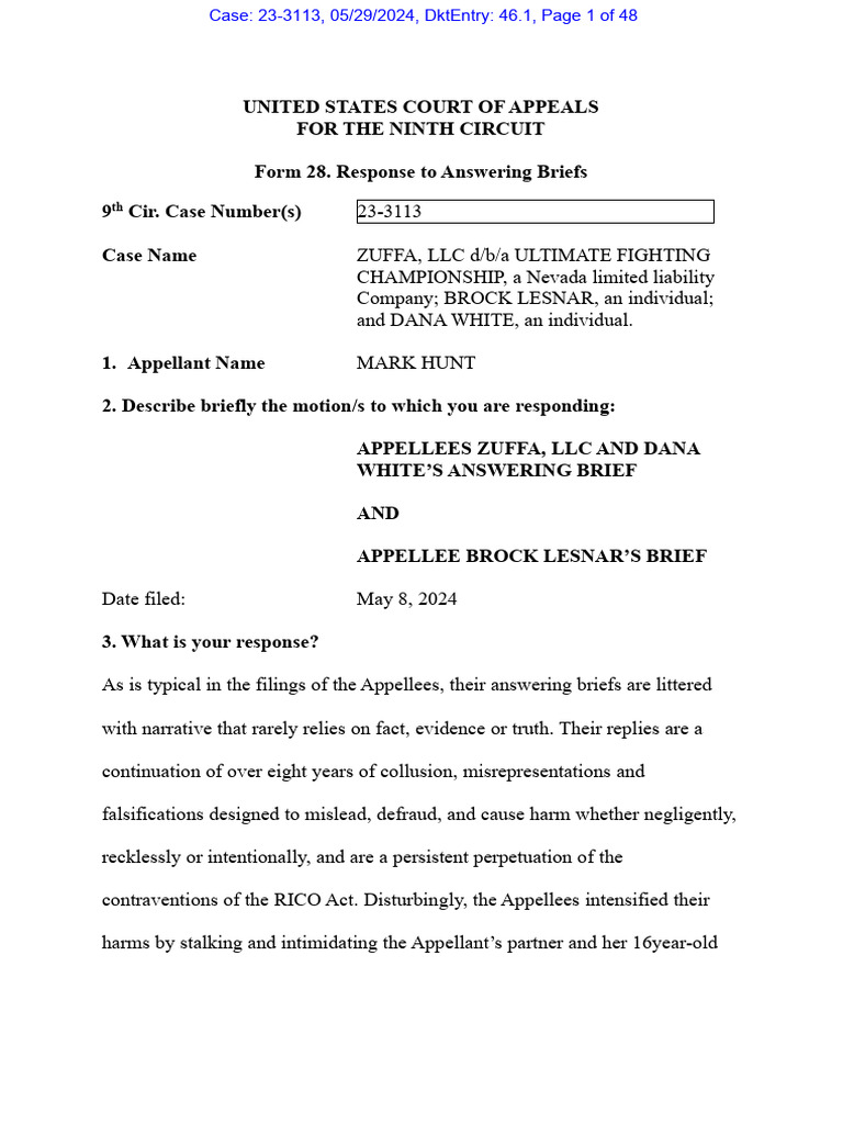 Reply Brief | PDF | Major Depressive Disorder | Doping In Sport