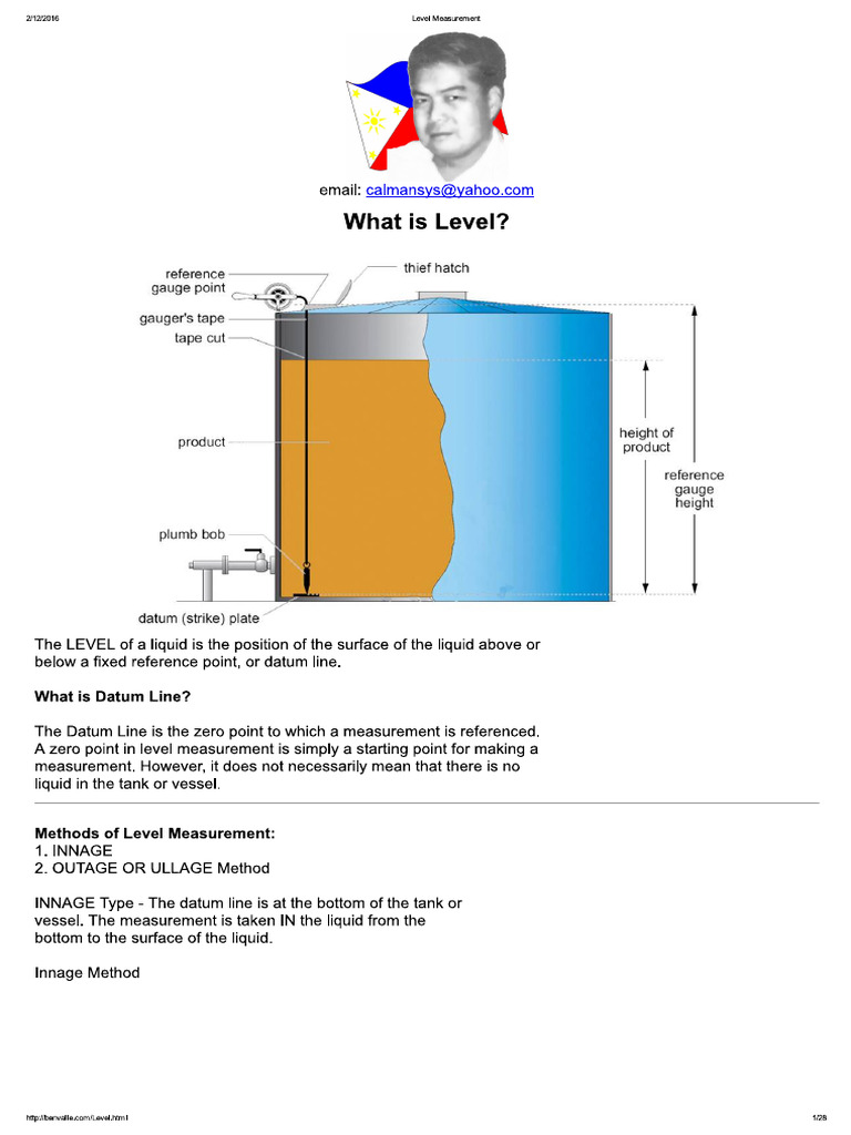 Level Measurement Pdf