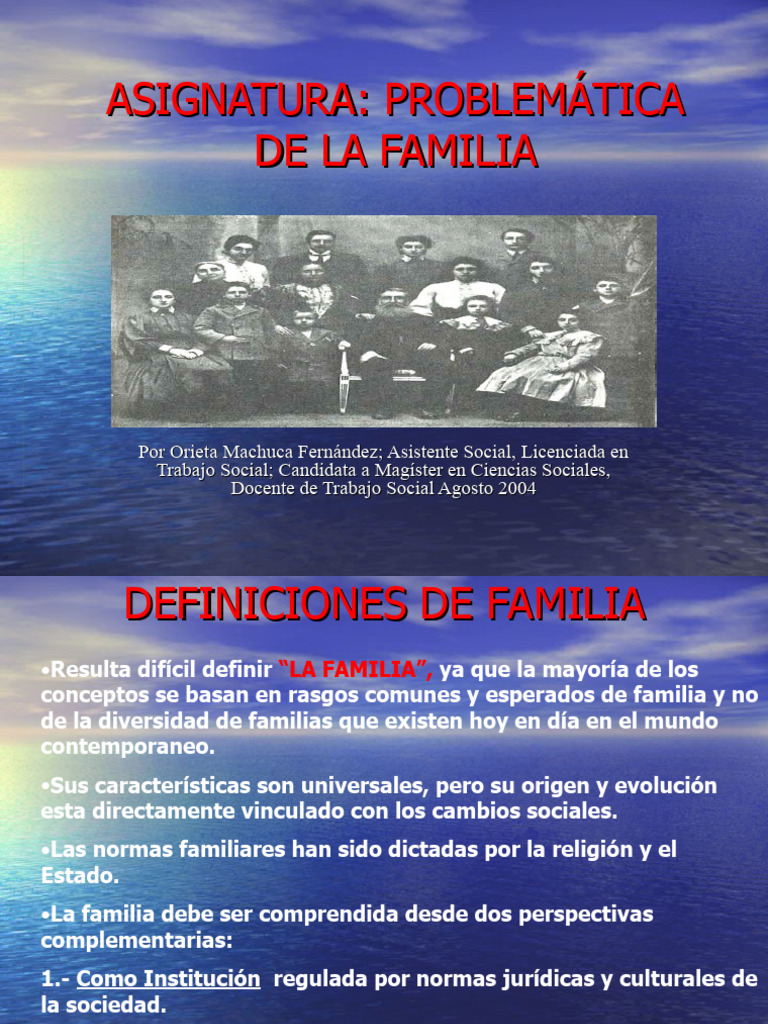 CONCEPTOS Y TIPOLOGIAS DE FAMILIA | PDF | Familia | Parentesco