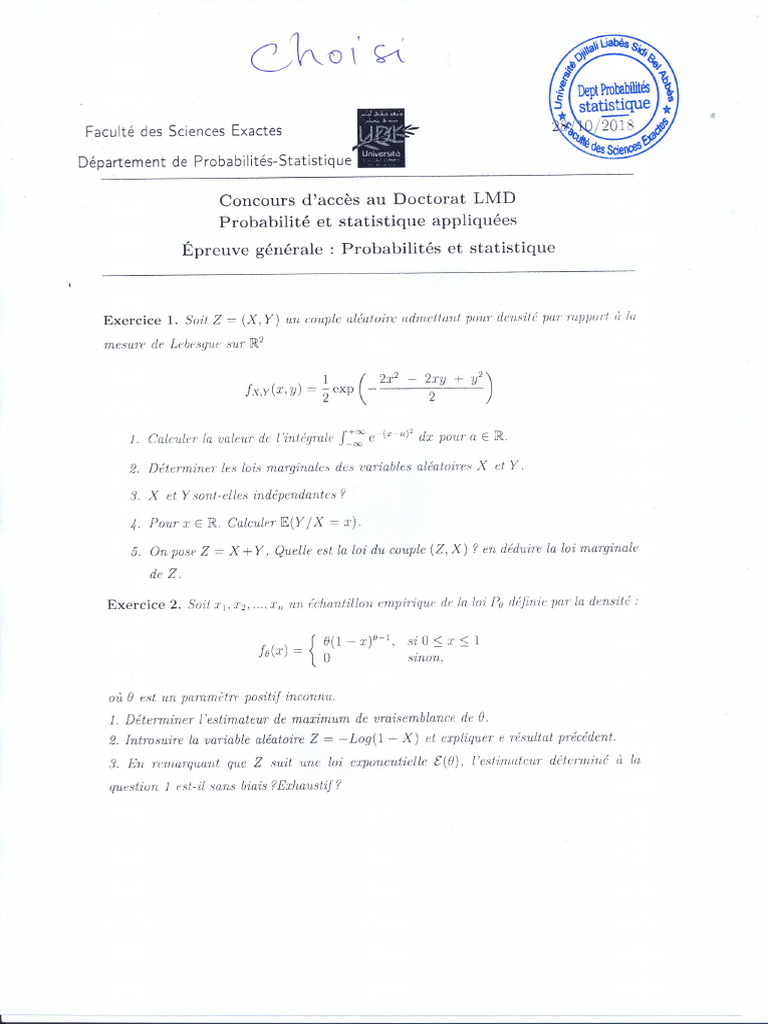 Belhadj Concour 2 | PDF