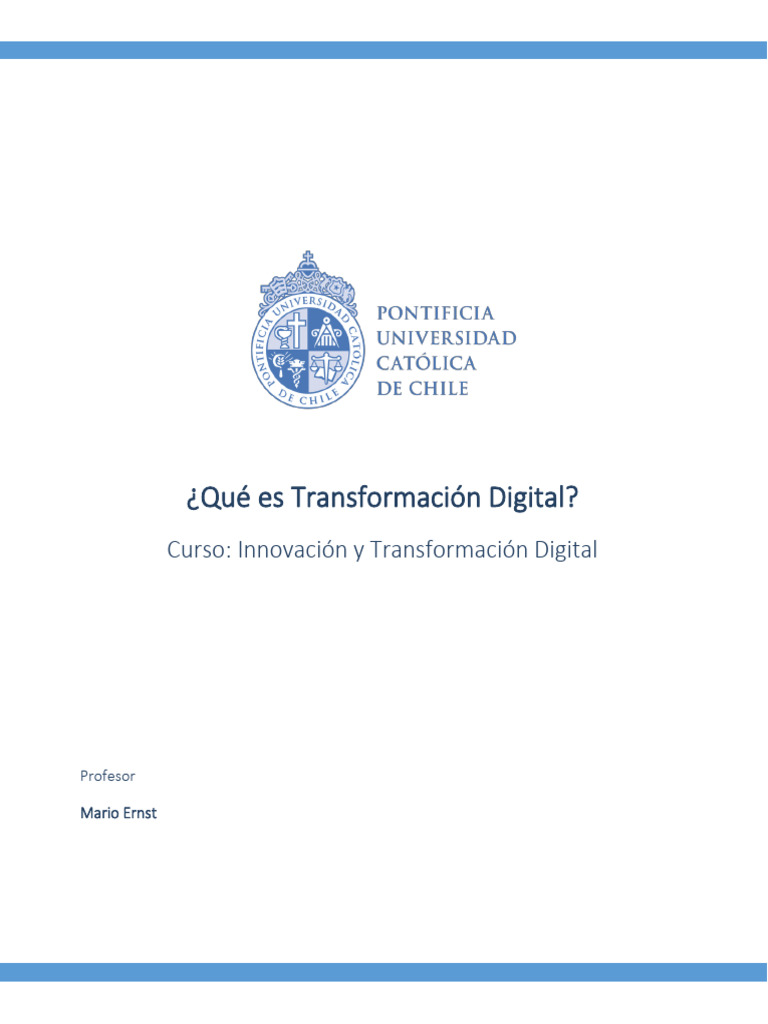 Clase 3 Curso Innovación y Transformación Digital | PDF | Innovación ...