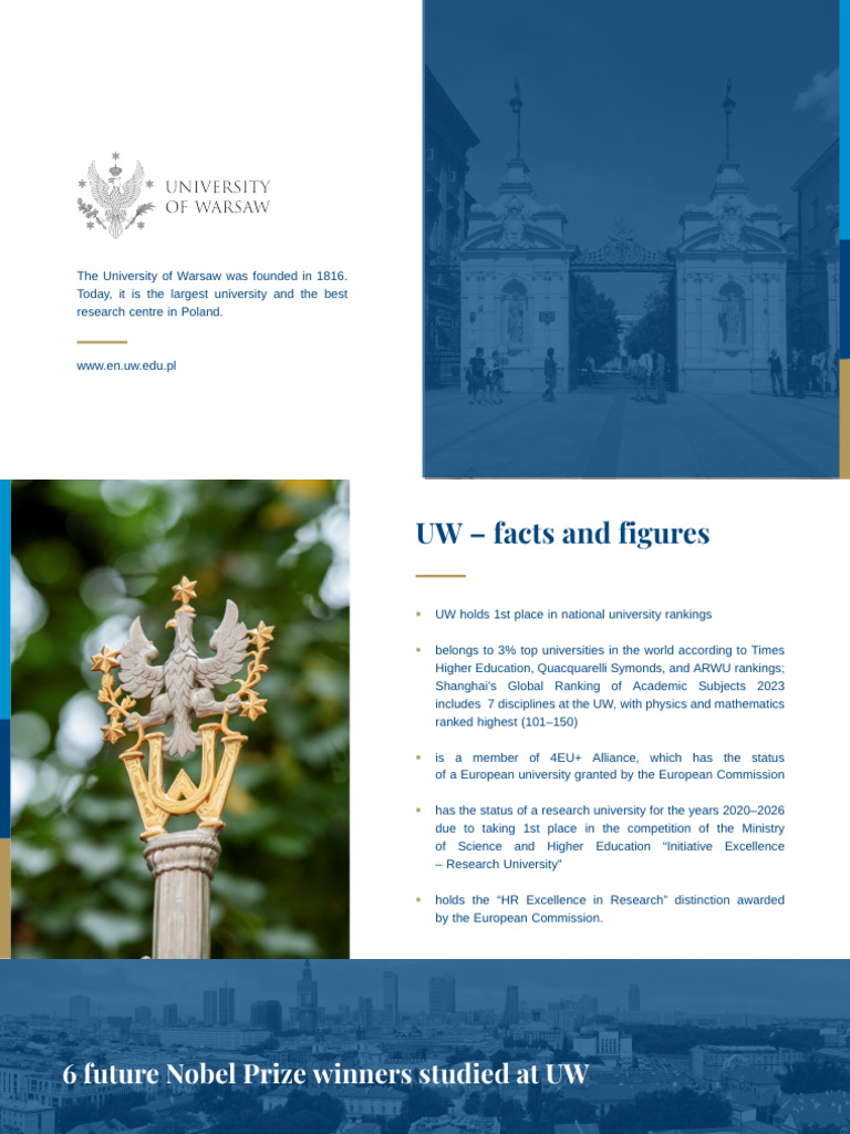 Presentation On The Uw | PDF | Social Sciences | Postgraduate Education